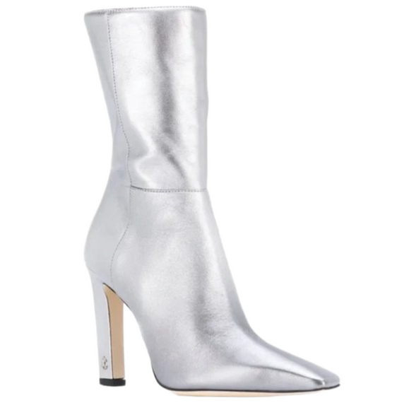Jimmy Choo | Shoes | Jimmy Choo Merle 0 Metallic Leather Ankle Booties ...